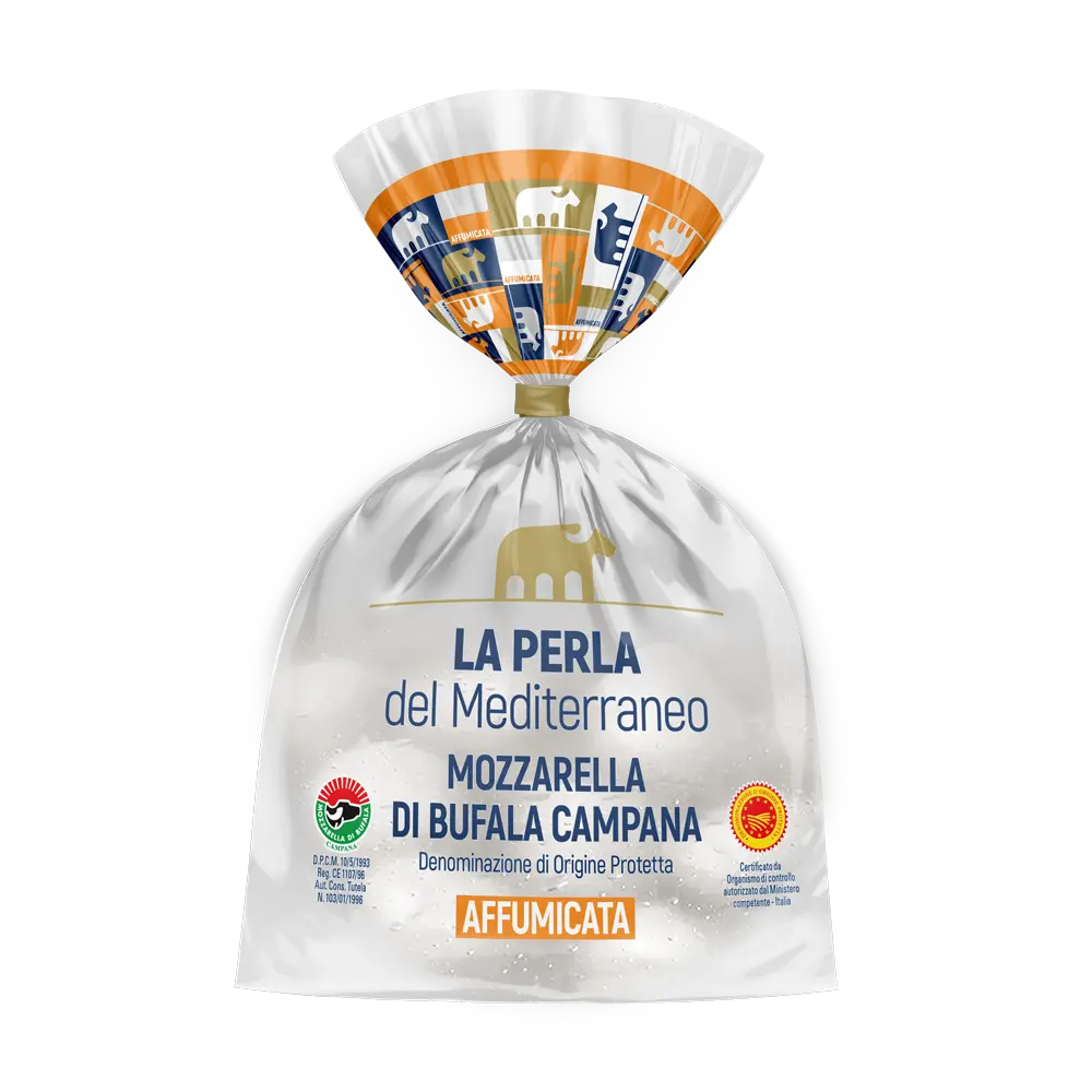 MOZZARELLA DE BUFALA CAMPANA DOP AHUMADA - BOLSA 250GR